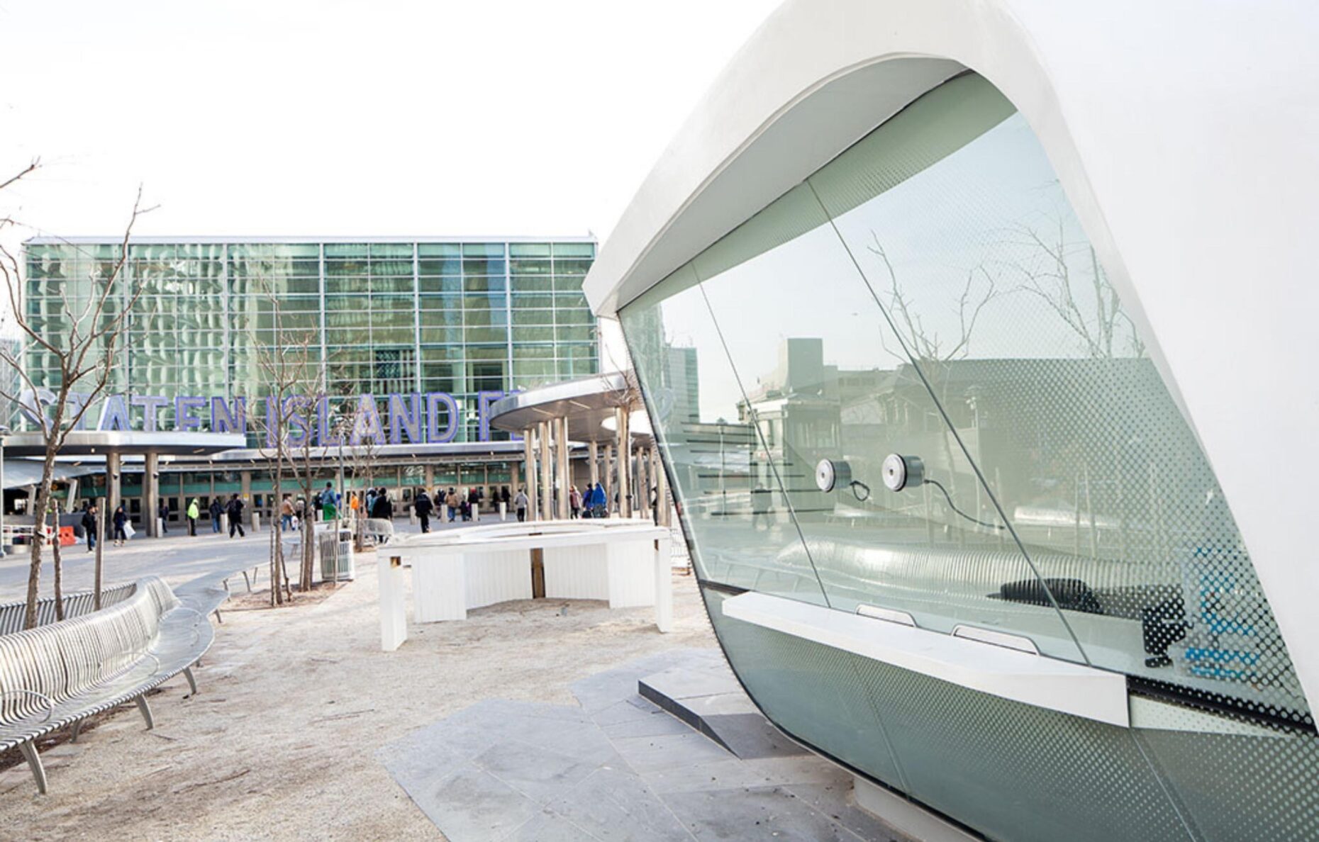 Staten Island Ferry Terminal Booth - General Glass