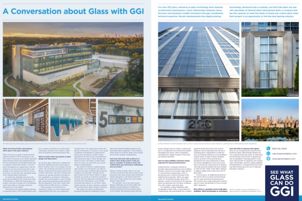 A Conversation About Glass With GGI - General Glass